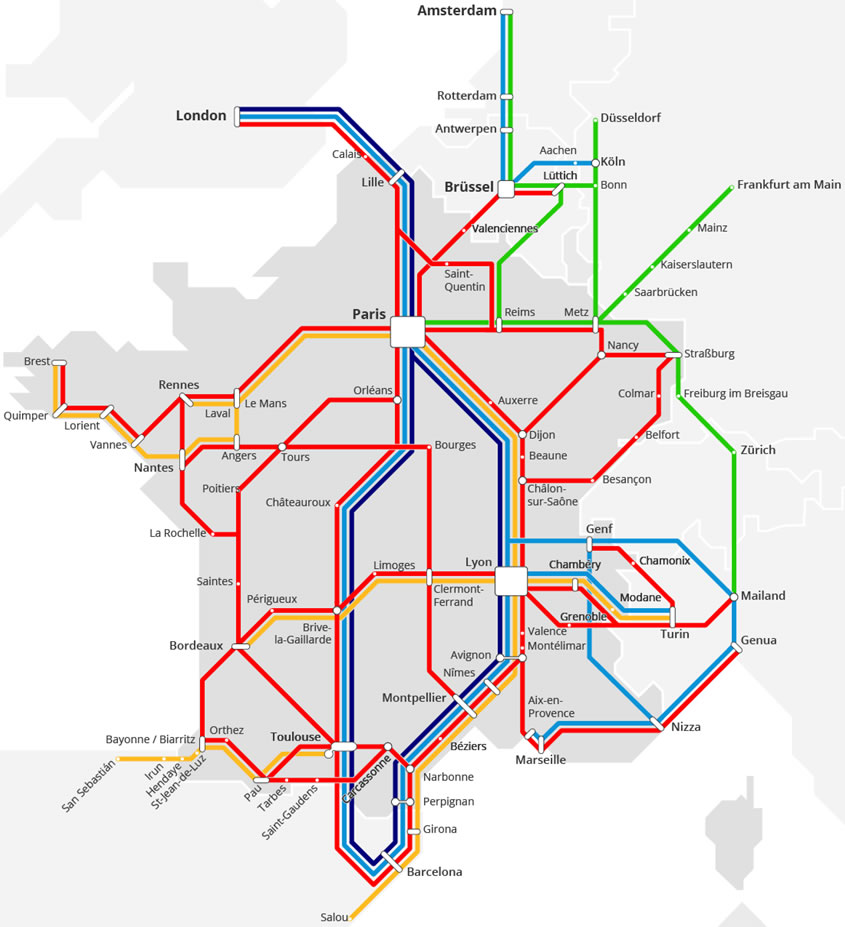 Fernbus-Reisen in und nach Frankreich — Frankreich-Info.de